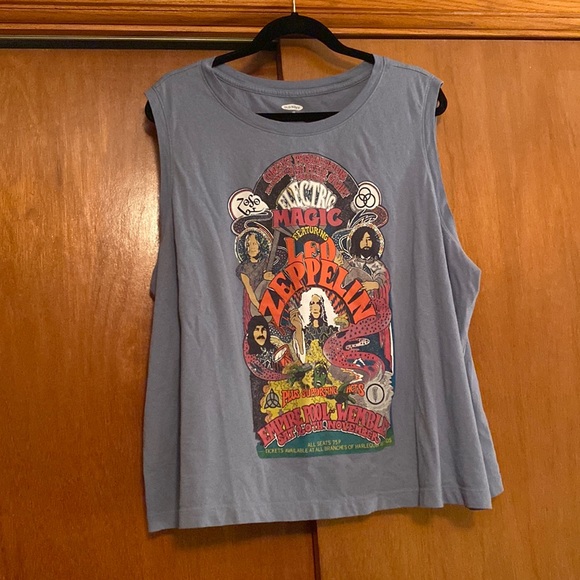 Old Navy | Tops | Led Zeppelin Cropped Tank | Poshmark